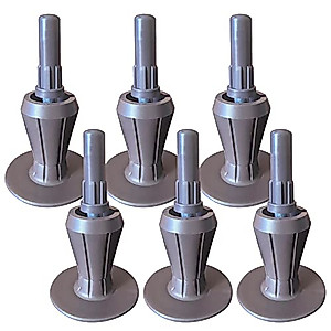 Home's Place Replace Wheels on Bed Frame with These Sturdy Bed Frame Feet Replacement. Keep Bed from Moving. Heavy Duty Bed Frame Feet. Set of 6
