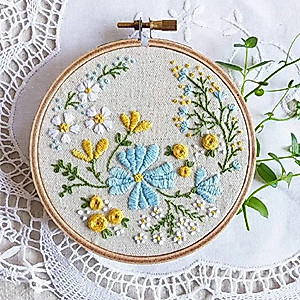 Magxvouy 50 skeins Rainbow Color Embroidery Floss Cross Stitch Threads with Tool Accessories, Embroidery Thread Kits for Cross Stitch, Bracelet Friendship and Craft Floss