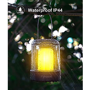 LED Camping Tent Lantern Rechargeable, LED Camping Lights with 2400mA Power Bank, Portable Outdoor Waterproof LED Lantern for Camping,Hiking,Storms,Hurricane,Power Failure