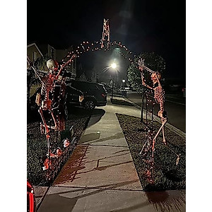 Heavy Duty Metal Garden Arch, Rose Arches Arbor Flower Stand, Wedding Arch Party Ceremony Decoration Climbing Plant Support Trellis, with Base,White,W1.2M*H2.2M