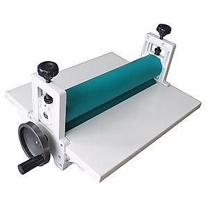 INTBUYING 14Inch Cold Manual Laminator All Metal Frame 360MM Manual Cold Roll Laminator Mount Laminating Machine