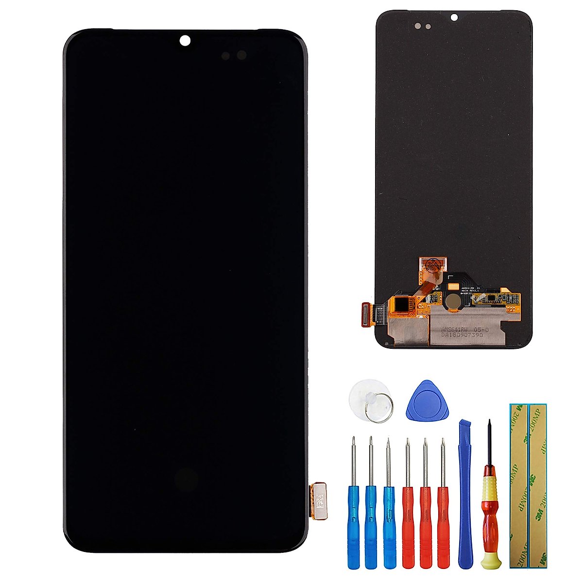 AMOLED Screen Compatible with OnePlus 7 A7000 A7003 GM1901, GM1900, GM1905 6.41" inch LCD Touch Screen Display Assembly with Tools