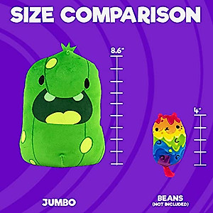 Cats vs Pickles - Jumbo - Hank - 8" Super Soft and Squishy Stuffed Bean-Filled Plushies for Kids, Boys, & Girls - Collect Them All!