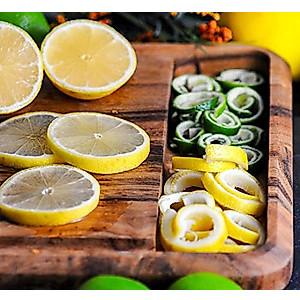 Ironwood Gourmet Big Catch Cutting Board, Acacia Wood, 10.5 x 15 x 1.25 inches