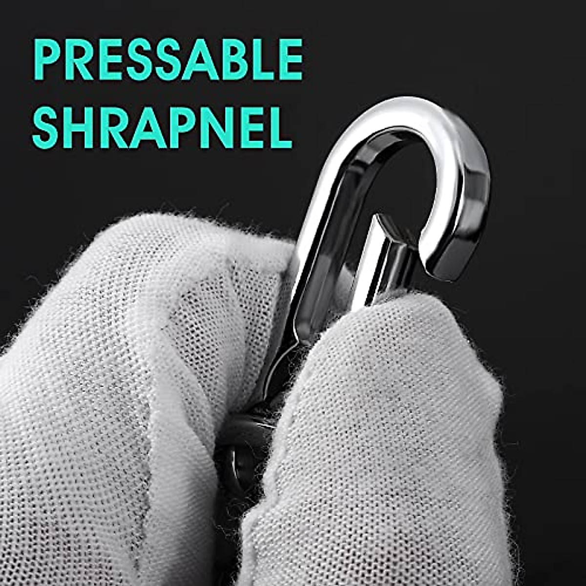 Molain Metal Keychain Carabiner Clip Keyring Key Ring Chain Clips Hook Holder Organizer for Car Keys Finder for Men, 4 Packs