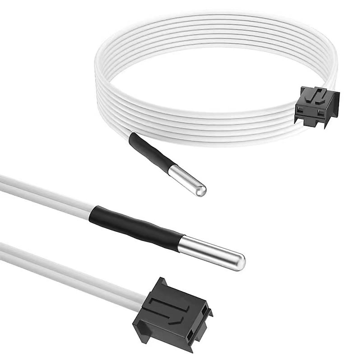 AIMPGSTL 3D Printer Temperature Resistance NTC100K, Long 1M Thermistor Sensor Accessories, Thermal Head High Temperature Version 350 Degrees