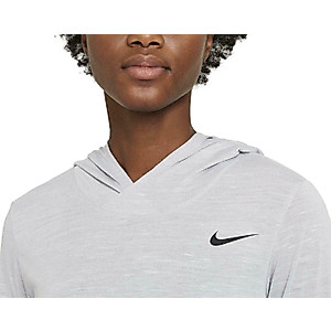 Nike Women's Legend Veneer Hoodie (Small, Smoke Grey)