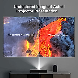 WEMAX PSA01 UST Projector Screen, 100-inch Ambient Light Rejecting ALR Projection Screen for Ultra Short Throw Projection, Fixed Frame Screen for Nova Support Other Brands UST Projectors