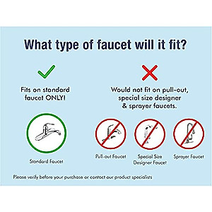 PureSec Kitchen Sink Faucet Diverter Valve(Black Lever type) with M22(≈22mm) Inner Threaded Swivel Collar and 1/4 inch Single Way Outlet for Countertop&unersink Water filtration System