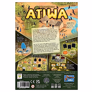 Atiwa Board Game | Fruit Bat Farming Game | Worker Placement Strategy Game | Resource Management Game for Kids and Adults | Ages 12+ | 1-4 Players | Avg. Playtime 90 Minutes | Made by Lookout Games