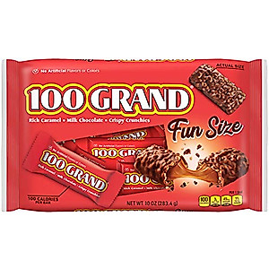 100 Grand Chocolate Bar Fun Size, 11 Ounce