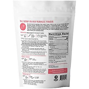 Meringue Powder (1 lb) For Royal Icing, Meringue Cookies, & Meringue for Pies - Perfect for Cookie Decorating - Create Incredible Royal Icing or Frosting for Sugar Cookies - Complete Mix - Non-GMO