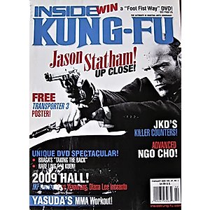 February 2009 Inside Kung Fu Magazine Jason Statham Diana Lee Inosanto