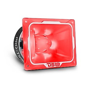 DS18 PRO-TW5L RGB Alluminum Super Bullet Tweeter - 1.5" Voice Coil, Polycarbonate Body and Bullet, 500W Max, 250W RMS, 4 Ohms, Built in Crossover - PRO Tweeters are The Best. 1 Speaker