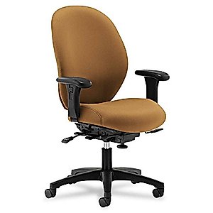 HON Unanimous Mid-Back Chair, Caramel CU26