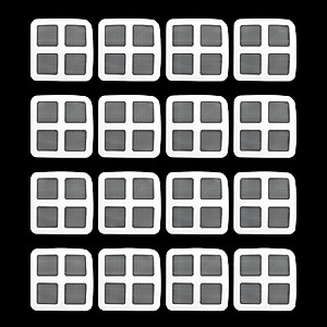 JCBIZ 50PCS Filter Disposable Drain Hair Catcher Floor Drain Sticker Disposable Floor Drain Filter Stickers for Bathroom, Laundry, Bathtub, Kitchen