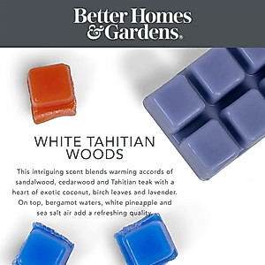 Better Homes and Gardens 2018 Limited Edition White Tahitian Woods Wax Cubes