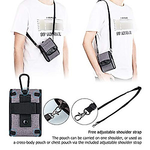 Kiorafoto Compact Camera Pouch Case for Sony ZV-1F ZV-1 ZV1 RX100VII RX100VI RX100VA RX100V RX100IV III II Canon G7X III II G9X II SX740 SX730 SX620 SX610 Olympus TG-6 TG-5 Ricoh GR IIIx GRIII GR3