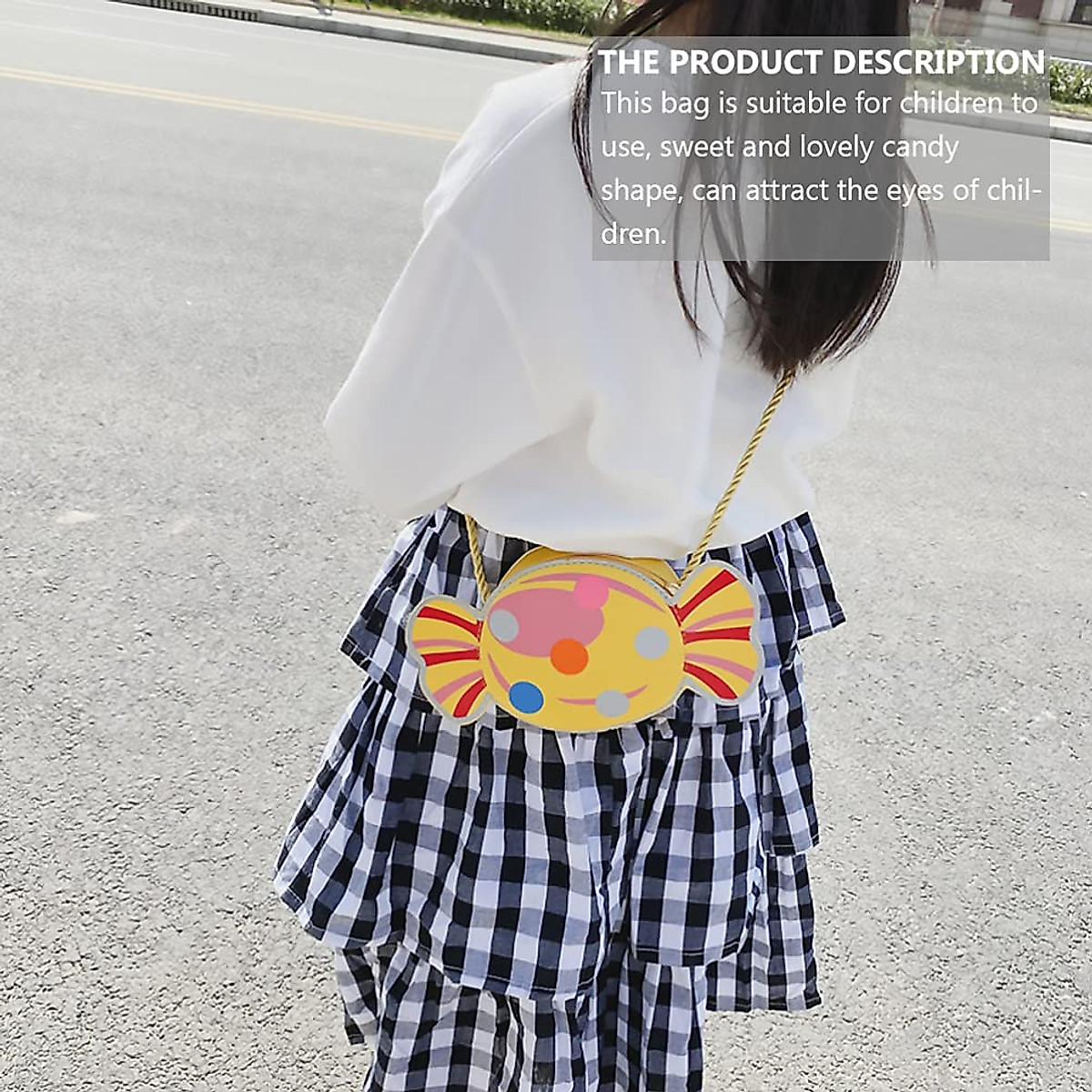 VALICLUD Storage Bag Lovely Candy Shaped Bag Cross Body Pouch Mini Change Purse