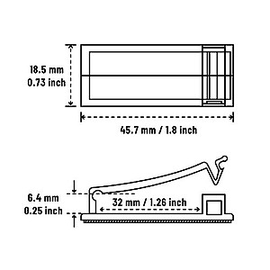 Cable Clips with Strong Self-Adhesive, XIAOXI Multipurpose Wire Clamps for Cable Management and Cable Runs, TV PC Wire Holder Sticky Tidy - (20pcs)