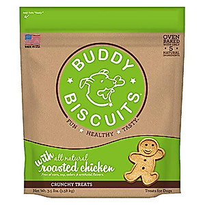 Buddy Biscuits Oven-Baked, Healthy Whole-Grain, Crunchy Treats for Dogs