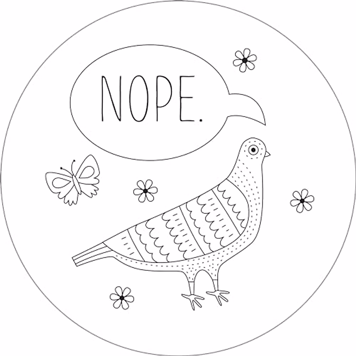 Snarky Embroidery Pattern Transfers (set of 10 hoop designs!)