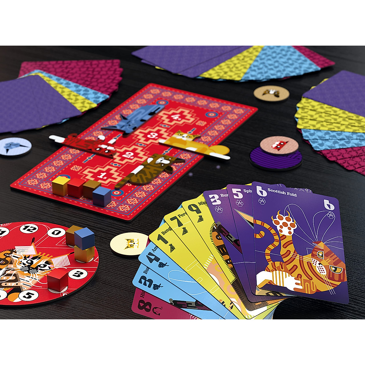 9 Lives Tricking Taking Card Game - Board Game - 3-4 Players - 40 Minutes Play Time
