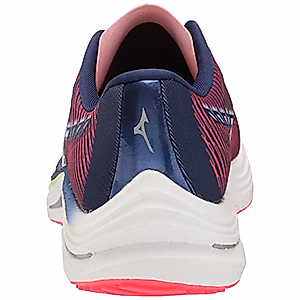 Mizuno Women's Wave Rebellion Running Shoe, Diva Pink-Indigo White, 8