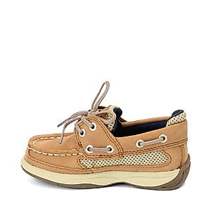 Sperry baby boys Lanyard a/C Boat Shoe, Dark Tan, 11.5 Little Kid US