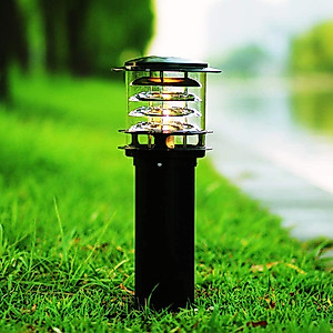 Modern Simple LED Street Lamp Outdoor Grass Acrylic Post Lights American Waterproof Landscape Light Villa Aluminum Garden Lawn Floor Park Decoration Column E27