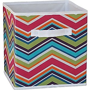 CoscoProducts Fabric Storage Bin, Chevron