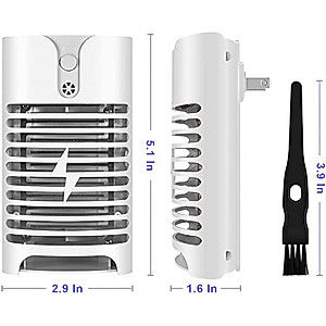Electric Mosquito Trap Indoor, Tombux Plug-in Bug Zapper Insect Killer /Catcher for Gnat,Mosquitoes,Fruit Flies (1 PC)