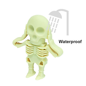 32GB USB Flash Drive Cartoon Skeleton Shaped Memory Stick, BorlterClamp Cool Thumb Drive Pen Drive Amazing Gifts, Black