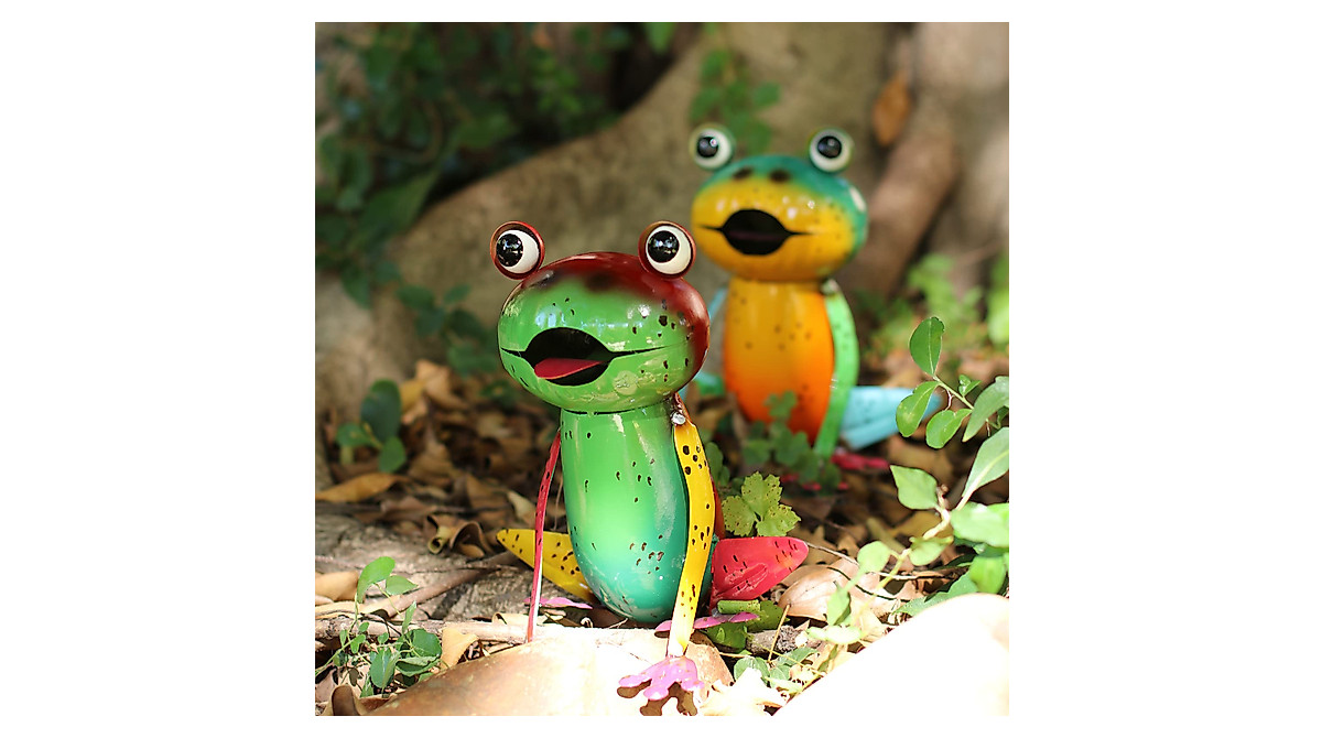 Brighten Your Garden with Cute Frog Yard Art