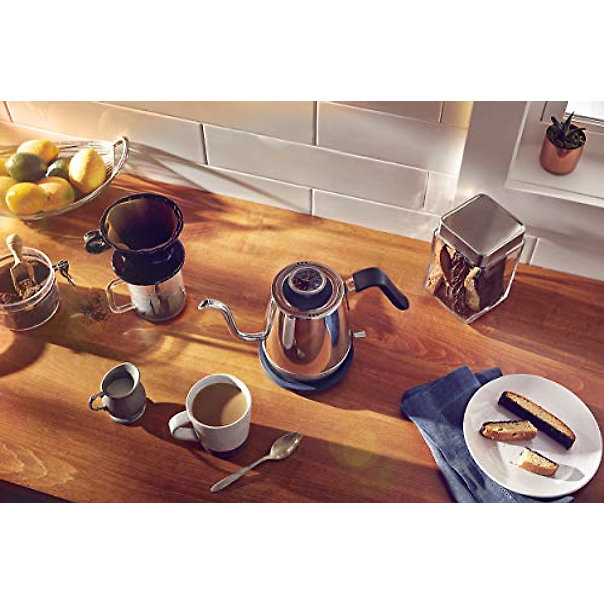 KitchenAid KEK1025SS Precision Gooseneck Electric Kettle, 1 Liter, Stainless Steel