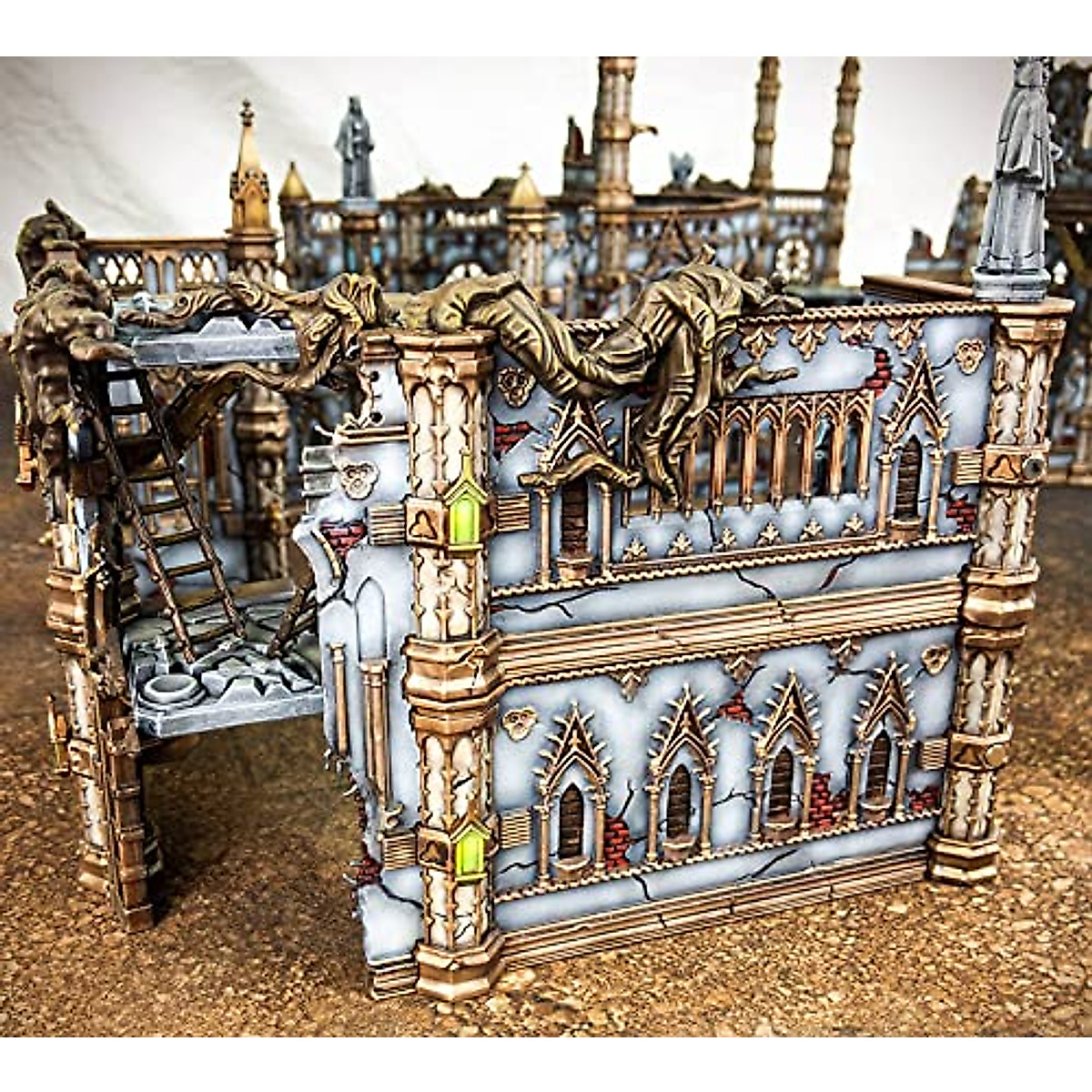 Rampart Modular Terrain Eternal Cathedral Core Set - Unpainted Fully Customizable Scaled Tabletop Terrain by Archan Studio - for Kids and Adults Ages 14+