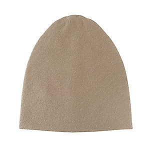 Villand 100% Cashmere Beanie Hat for Women and Men with Gift Box, Double-Layered Ski Cap, Knitted Cashmere Hat for Winter (Undyed Camel)