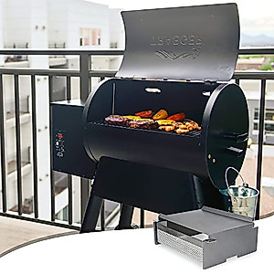 Stanbroil Heavy Duty Steel Heat Baffle Diffuser with Stainless Steel Smoker Box, Replacement Part for Traeger, Camp Chef and Most Other Pellet Smoker Grills