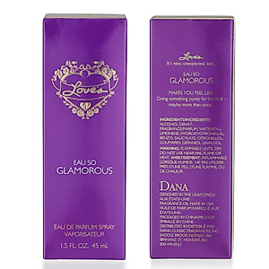 Love's Eau So Glamorous by Dana Eau De Parfum Spray 1.5 oz for Women