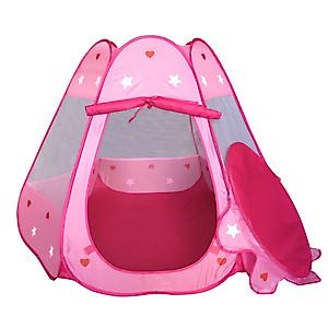 SueSport Children Girls Pink Princess Indoor & Outdoor Play Tent Small