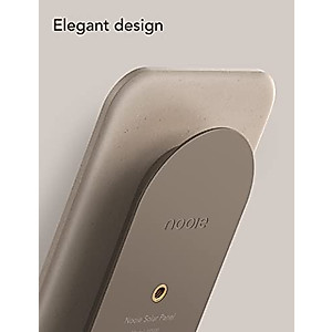 Nooie Solar Panel Charger for Nooie Pro Cam, Weather-Resistant, IP65 Waterproof, 360° Adjustable Mount, Non-Stop Green Charging, ONLY Compatible with The Nooie Pro Cam, 2W/6V