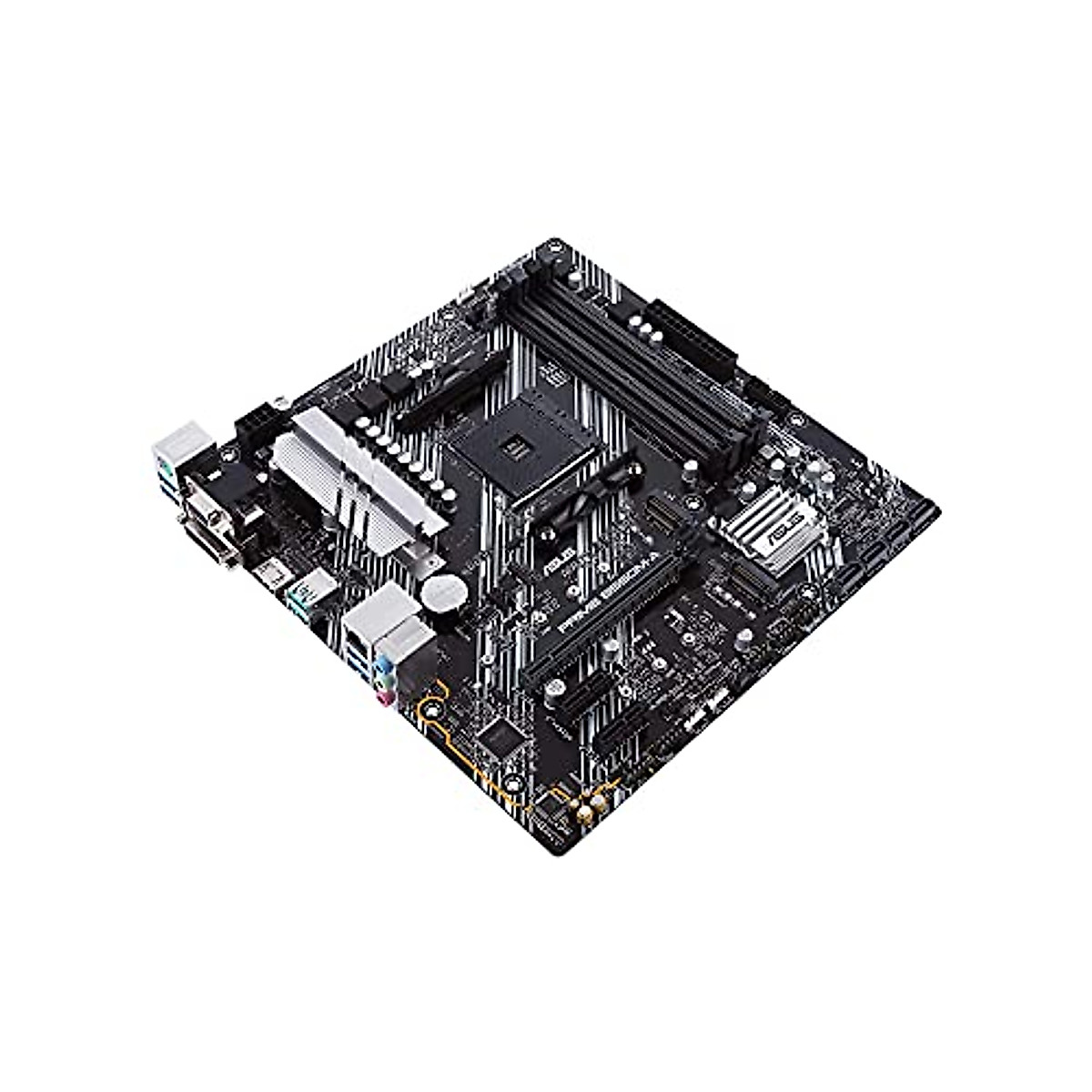 ASUS Prime B550M-A/CSM AMD AM4 (3rd Gen Ryzen™) microATX Commercial Motherboard (PCIe 4.0, ECC Memory, 1Gb LAN, HDMI 2.1/D-Sub, 4K@60HZ, TPM, ASUS Control Center Express)