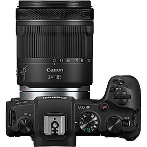 Canon EOS RP Mirrorless Camera with 24-105mm f/4-7.1 is STM Lens+ Case + 64GB Memory(26pc)
