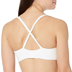 Warner's Women's Benefits Allover-Smoothing Bliss Wireless Lightly Lined Convertible Comfort Bra RM1011W, Classic White, 40B
