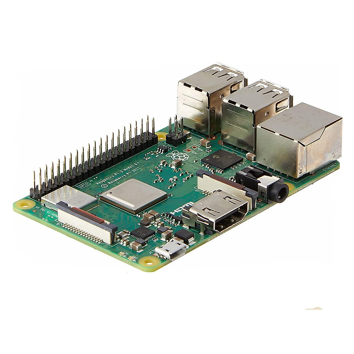 DIGISHUO 9 in 1 Complete Starter Kit Raspberry Pi 3 Model B+(B Plus) Module&Two Cases&HDMI Cable&32G SD Card&Heatsink kit&Fan