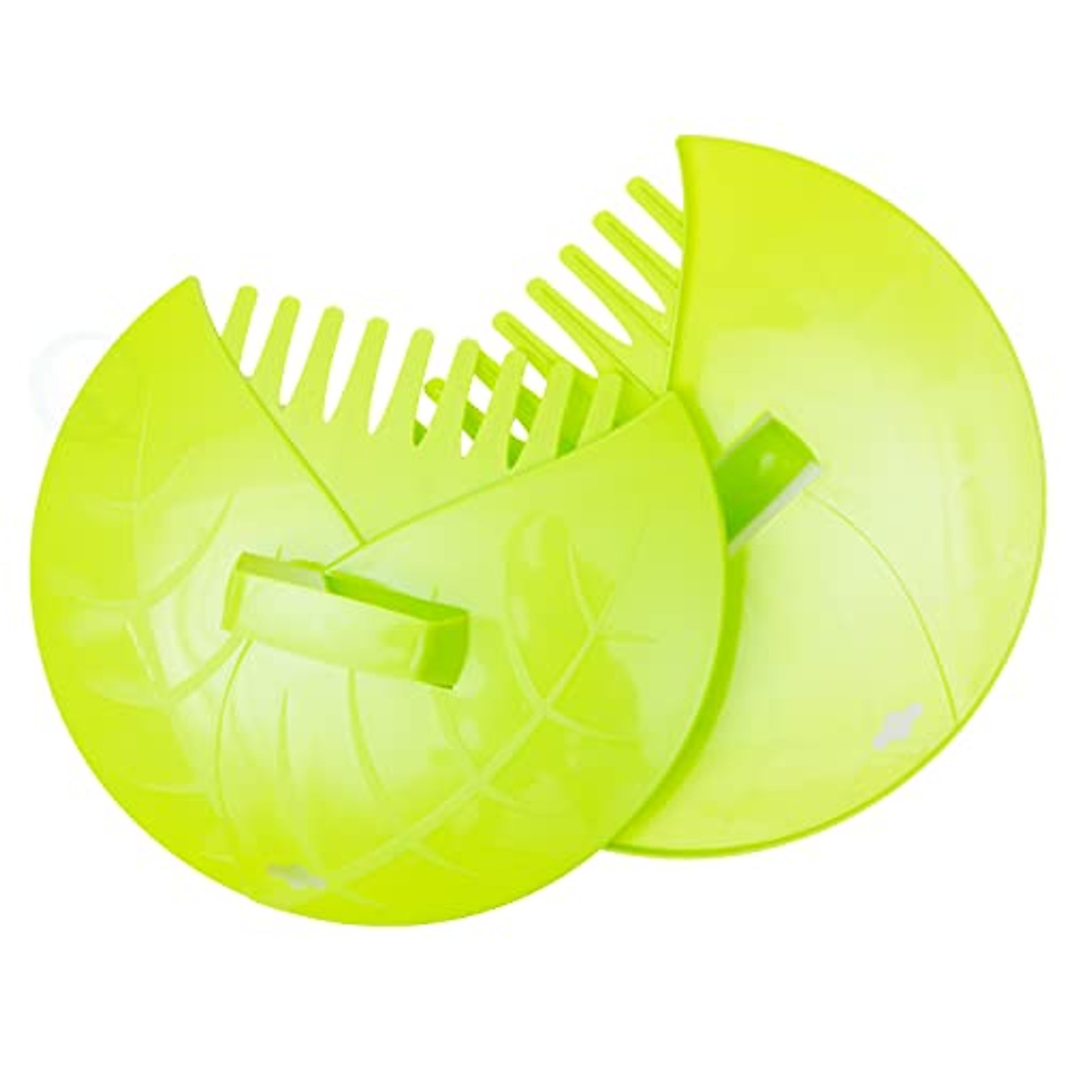 Gardenised Pair of Leaf Scoops, Hand Rakes for Lawn and Garden Cleanup (QI003286)