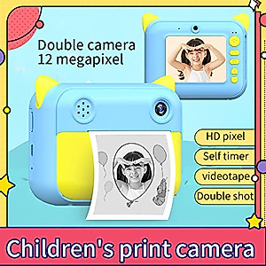 Kids Camera, Digital Camera for Kids Boys and Girls - 24MP Children's Camera with LCD Screen, Full HD 1080p Rechargeable Electronic Mini Camera for Students, Teens, Kids