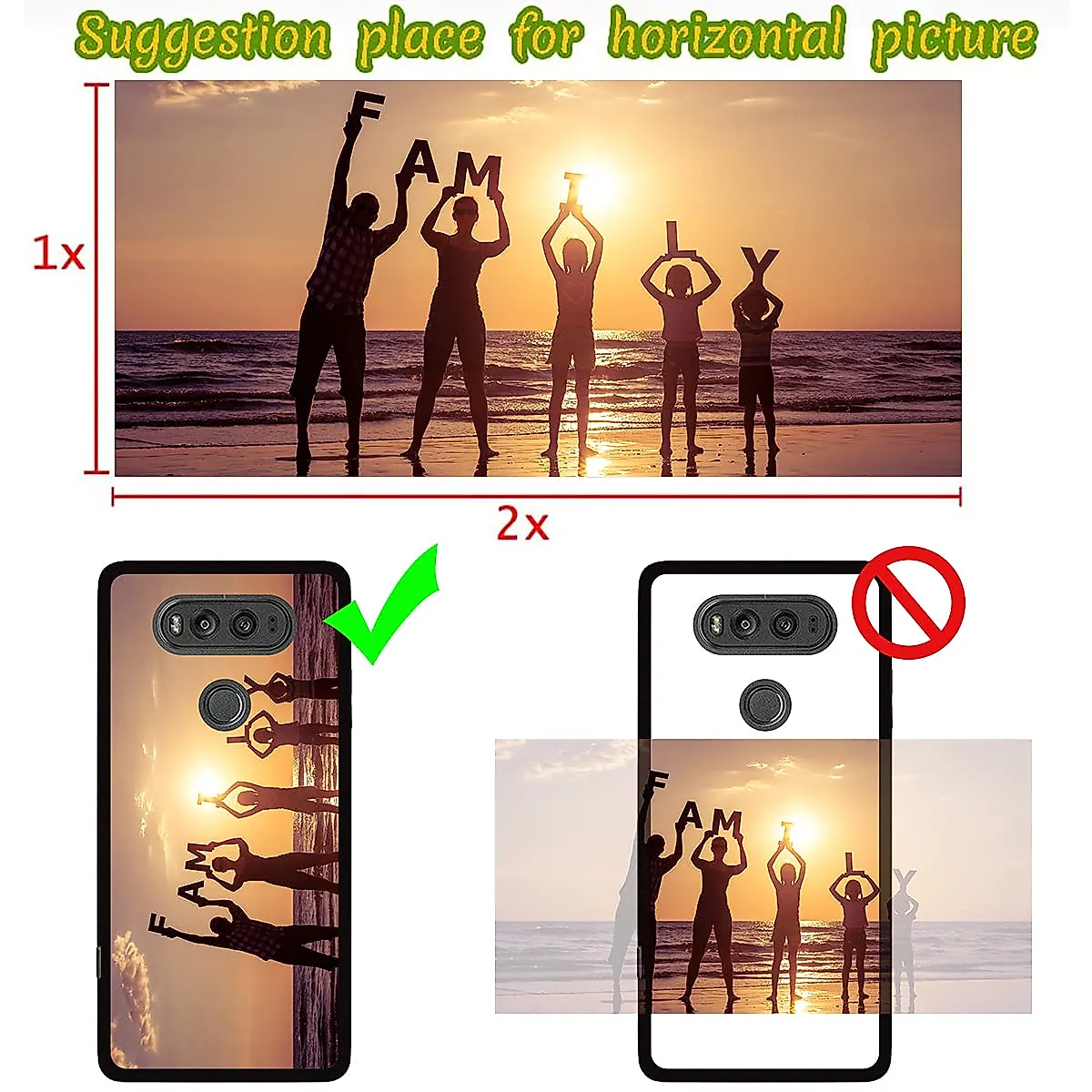 WOWTIFY Custom Phone Case for LG V20, Personalized Photo Phone Cases Customized Gift for Birthday Xmas Valentines Friends Her Him, Protective Huawei P30 Black Case