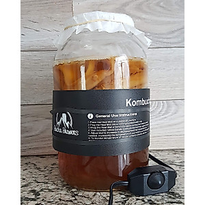 Adjustable Kombucha Heat Mat - Bucha Brewers Kombucha Heating Wrap, Kombucha Warmer, Fermenter Heater