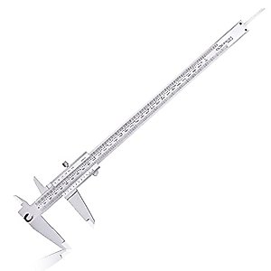 Clockwise Tools Vernier Caliper, DVLR-1205D 0-12 Inch/300 mm, Inch/Metric Conversion, Stainless Steel